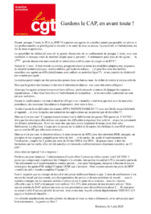 Gardons le cap – CGT insertion probation