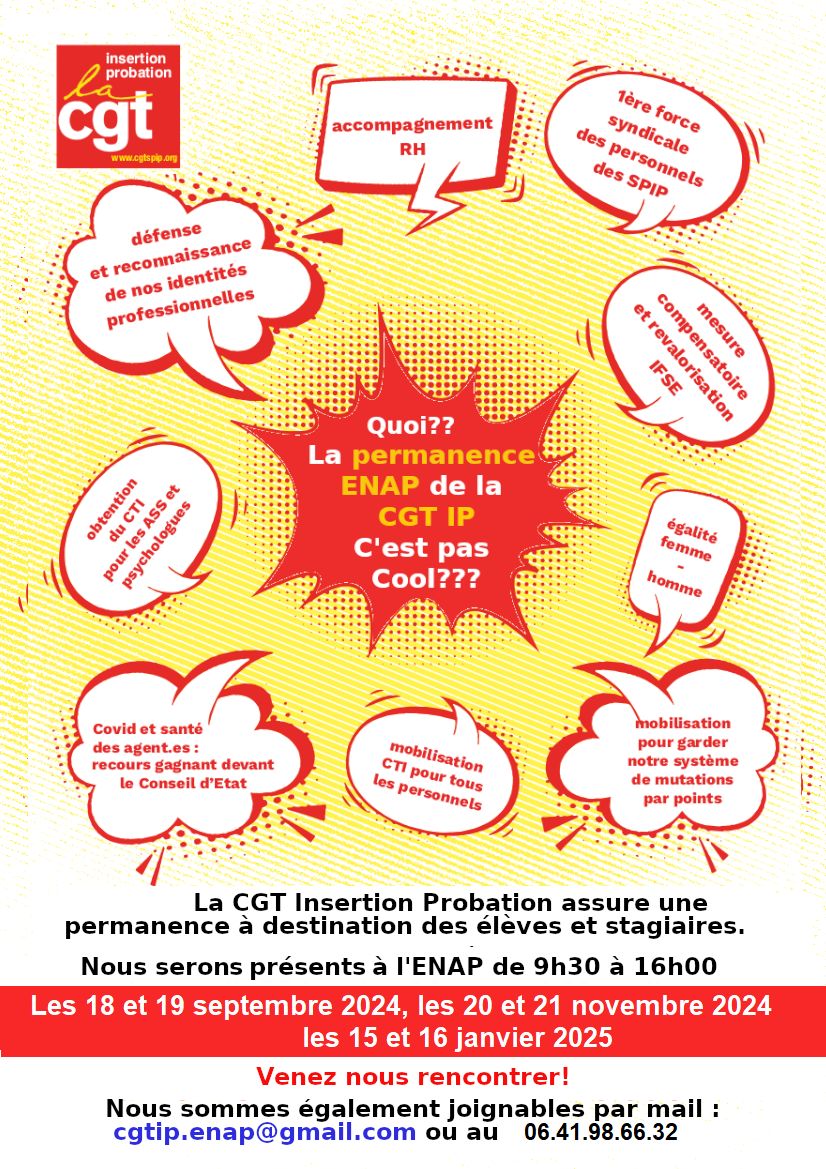 CGT-IP-affiche Quoi la perm enap de la CGT IP c’est pas cool (4) – CGT ...
