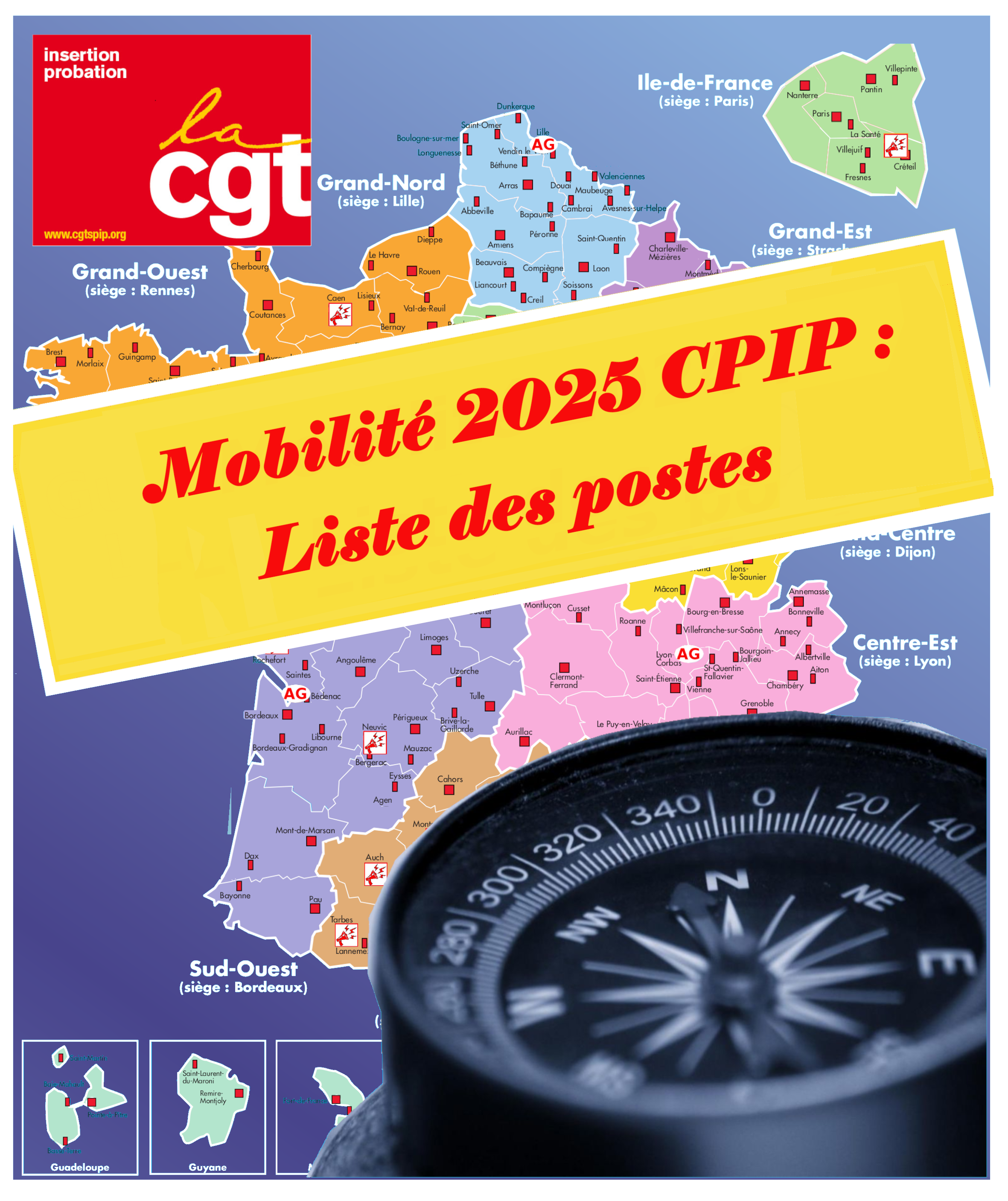 Mobilité CPIP 2025 : note, liste des postes et annexes – CGT insertion ...