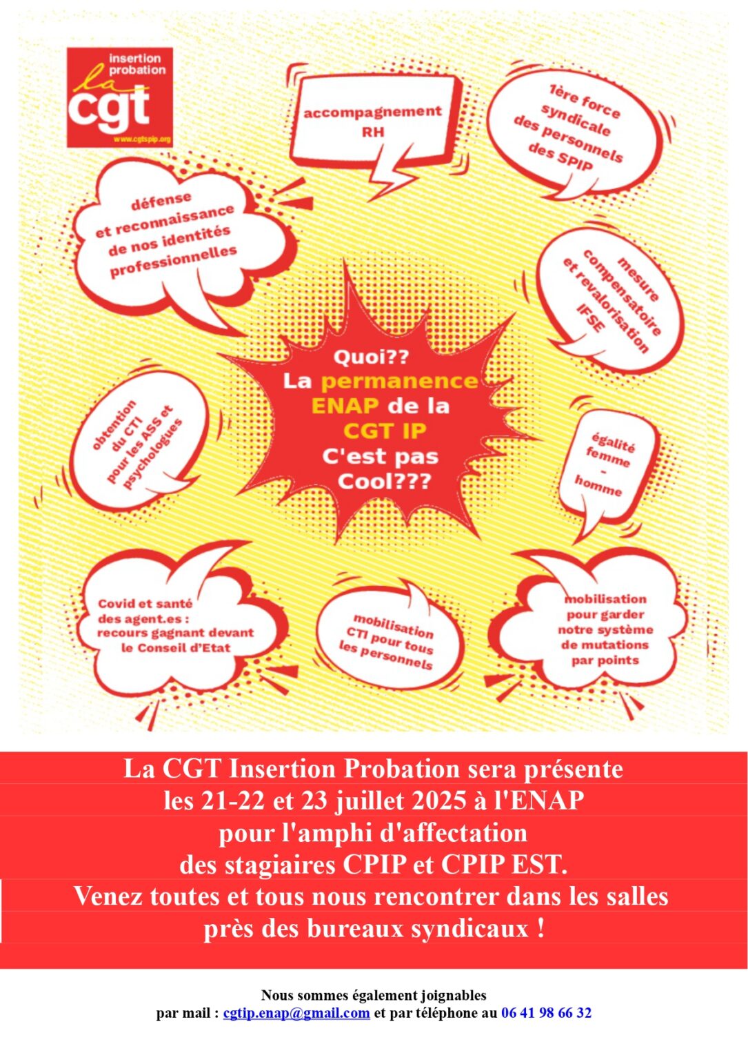 MOBILISATION 2025 – CGT insertion probation