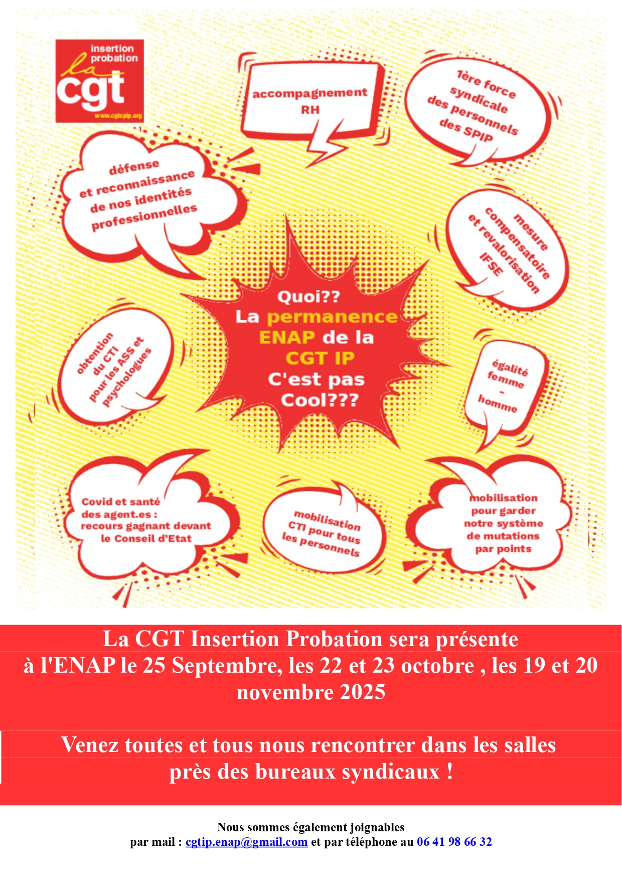 MOBILISATION 2025 – CGT insertion probation