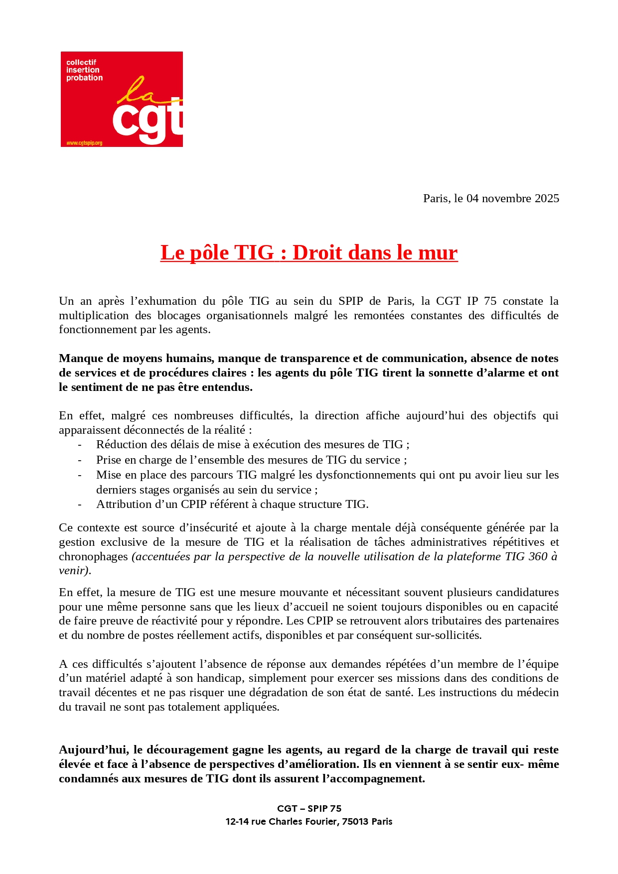 Tract Le pôle TIG – Droit dans le mur_page-0001 – CGT insertion probation